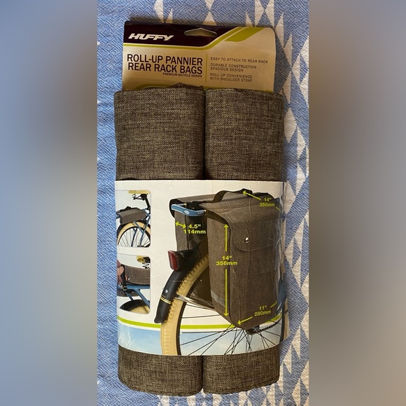 Huffy | Other | Huffy Roll Up Pannier Rear Bike Rack Saddle Bags | Poshmark